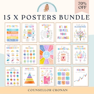 Watercolor Posters, Affirmations Poster, Self-love, Classroom Decor ...