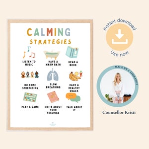 Calming Corner Poster Bundle, Feelings Kit, Social Emotional Learning ...