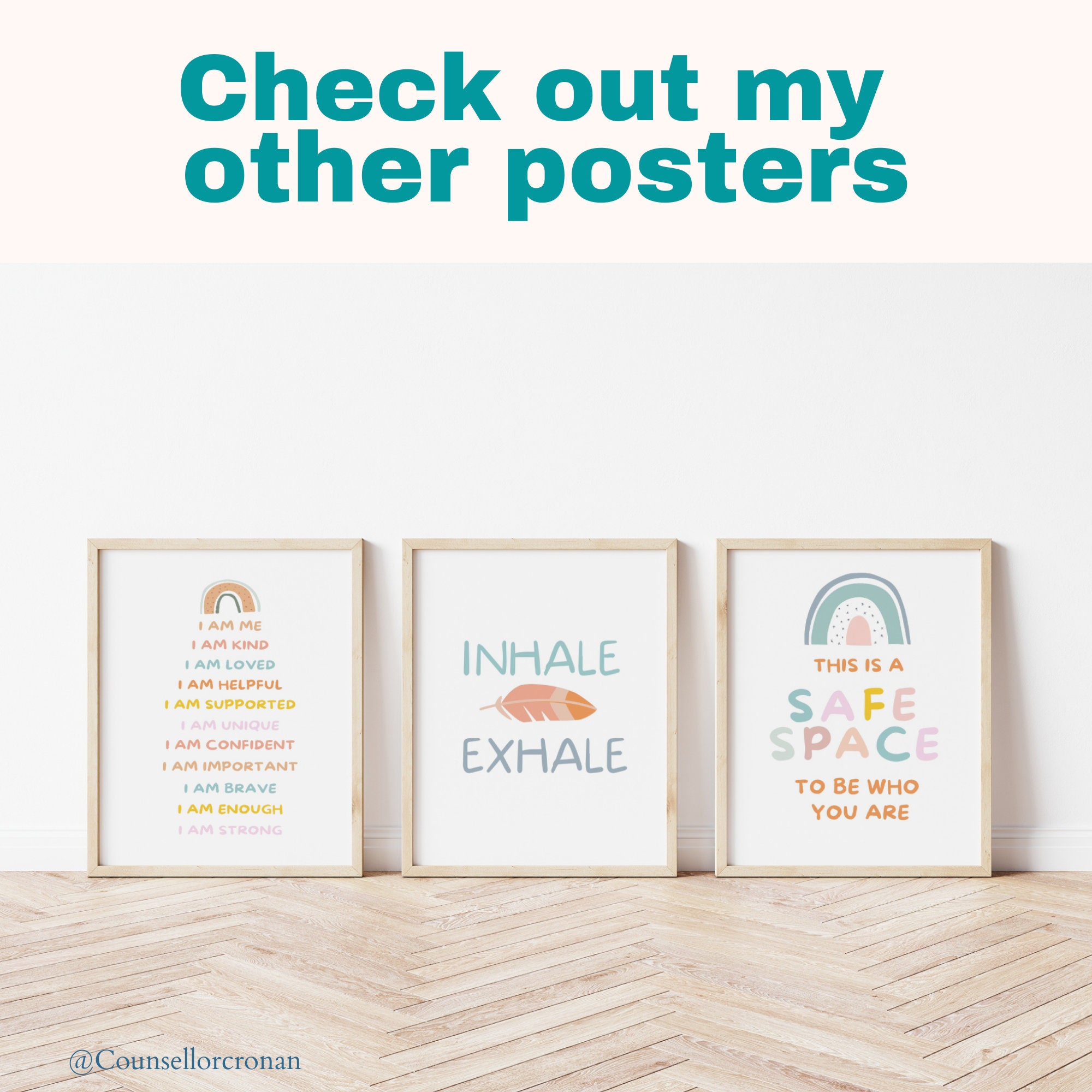 Star Breathing Poster Feelings Poster Calming Corner Social - Etsy