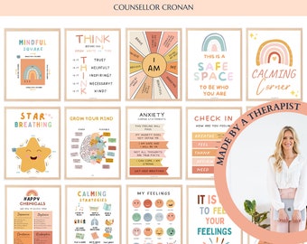 Therapy Office Decor/ Mental Health/ Counsellor Wall Art - Etsy