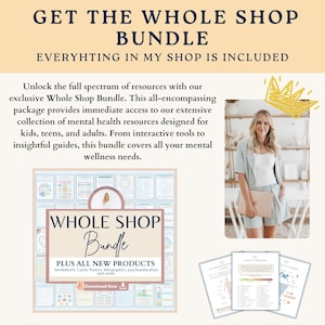 Worry Monster Anxiety Workbook for Kids, CBT Worksheets, Therapy Office ...