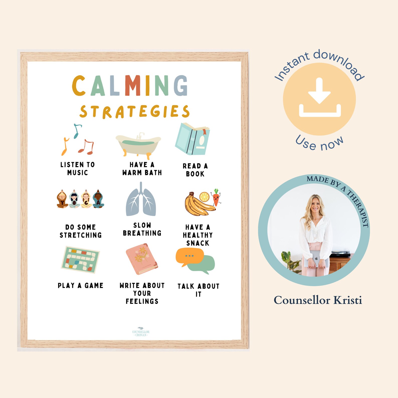 25 Calming Corner Classroom Calm Down Printable, Poster Bundle Social ...