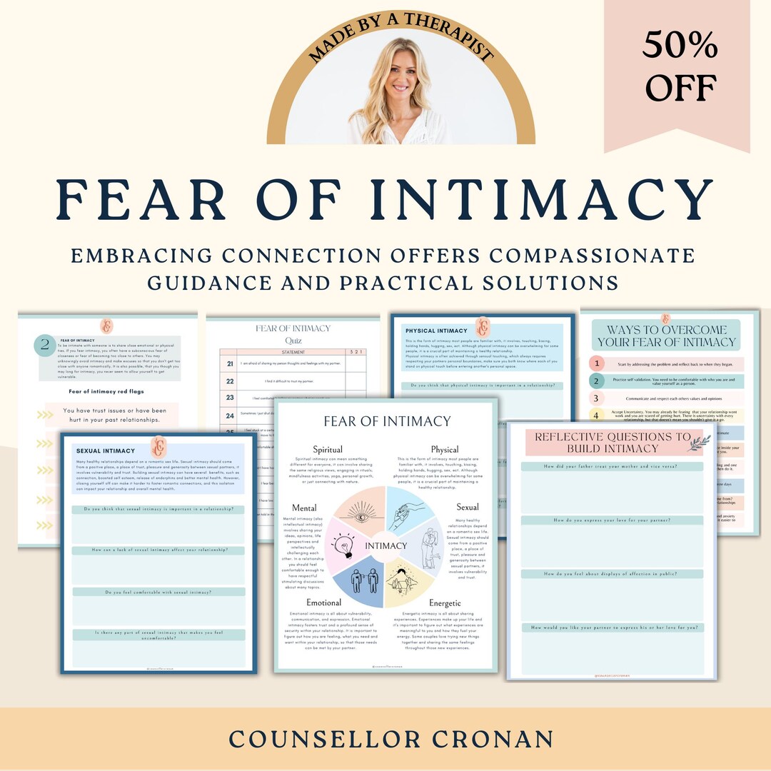 Fear of Intimacy Worksheets, Couples Counselling, Couples Therapist ...