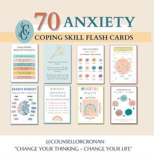 Trauma Therapy 50% off Bundle Anxiety Coping Skill Card - Etsy