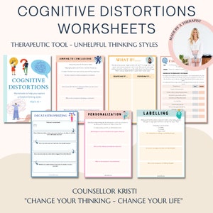 Anxiety Coping Skills Mega Bundle Therapy Worksheets Anxiety - Etsy ...