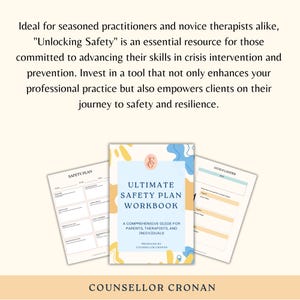 Crisis Safety Plan, Therapy Resources, Therapy Office Decor, School ...