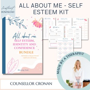 Teen Mental Health Mega Bundle, Therapy Worksheets, Healing Journey ...