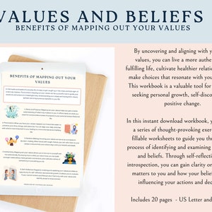 Benefits of Mapping Out Your Values and Beliefs. Values Identification ...