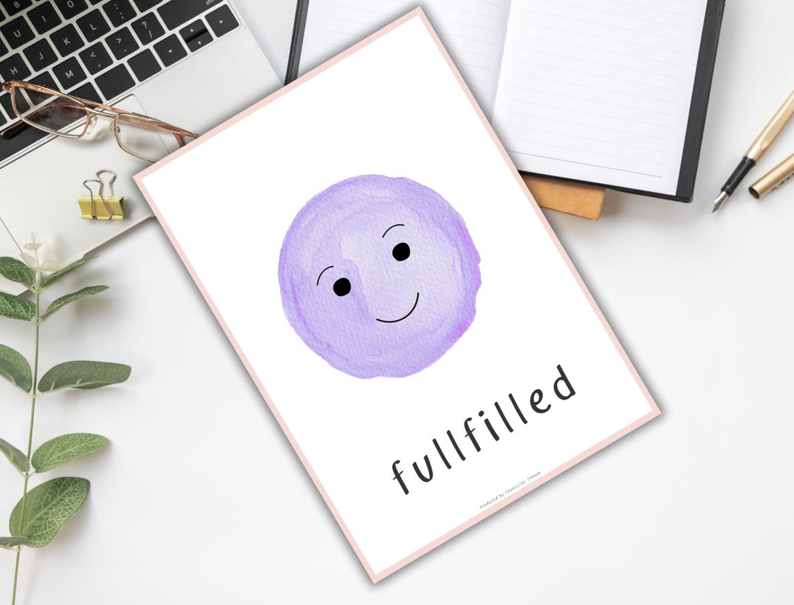 Emotion Flashcards Feelings, Calm Down Corner, Feelings Poster ...