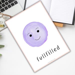 Emotion Flashcards Feelings, Calm Down Corner, Feelings Poster ...