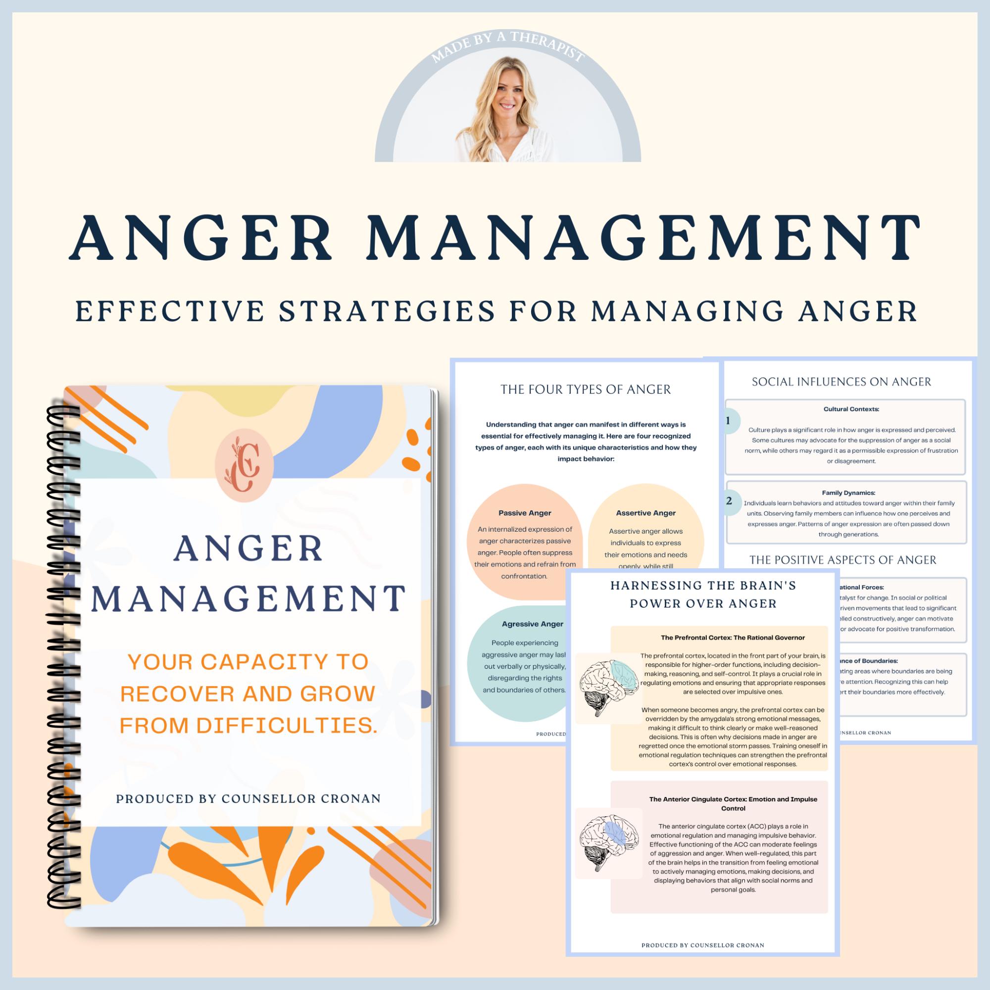 Anger Management Bundle for Teens and Adults. A Look Inside Your Brain ...