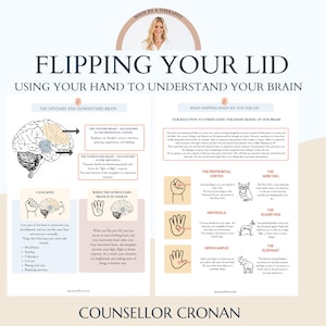 Flipping Your Lid Infographic Handout for Emotional Intelligence: Self ...