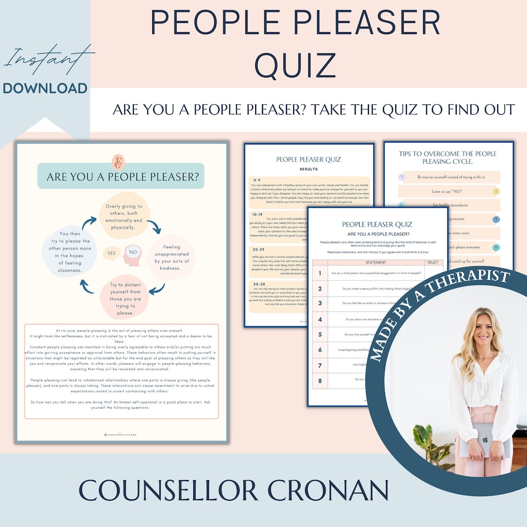 People Pleaser Quiz, People Pleasing, Perfectionist, Inner Child, Teen ...
