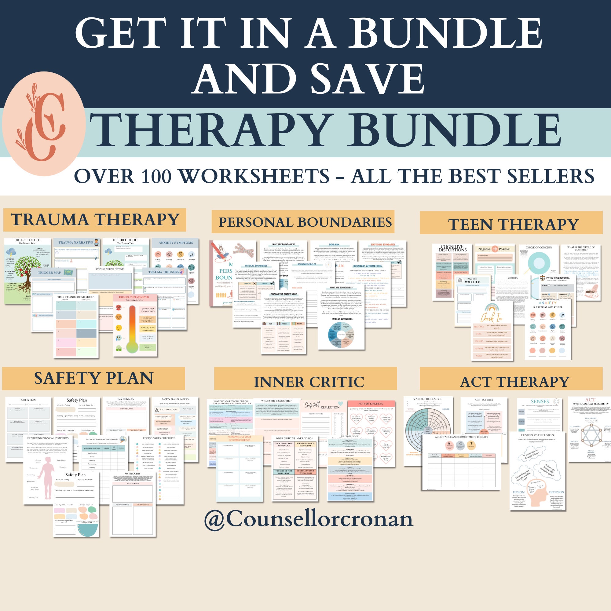 Boundaries Workbook DBT Bundle Boundaries Worksheets - Etsy