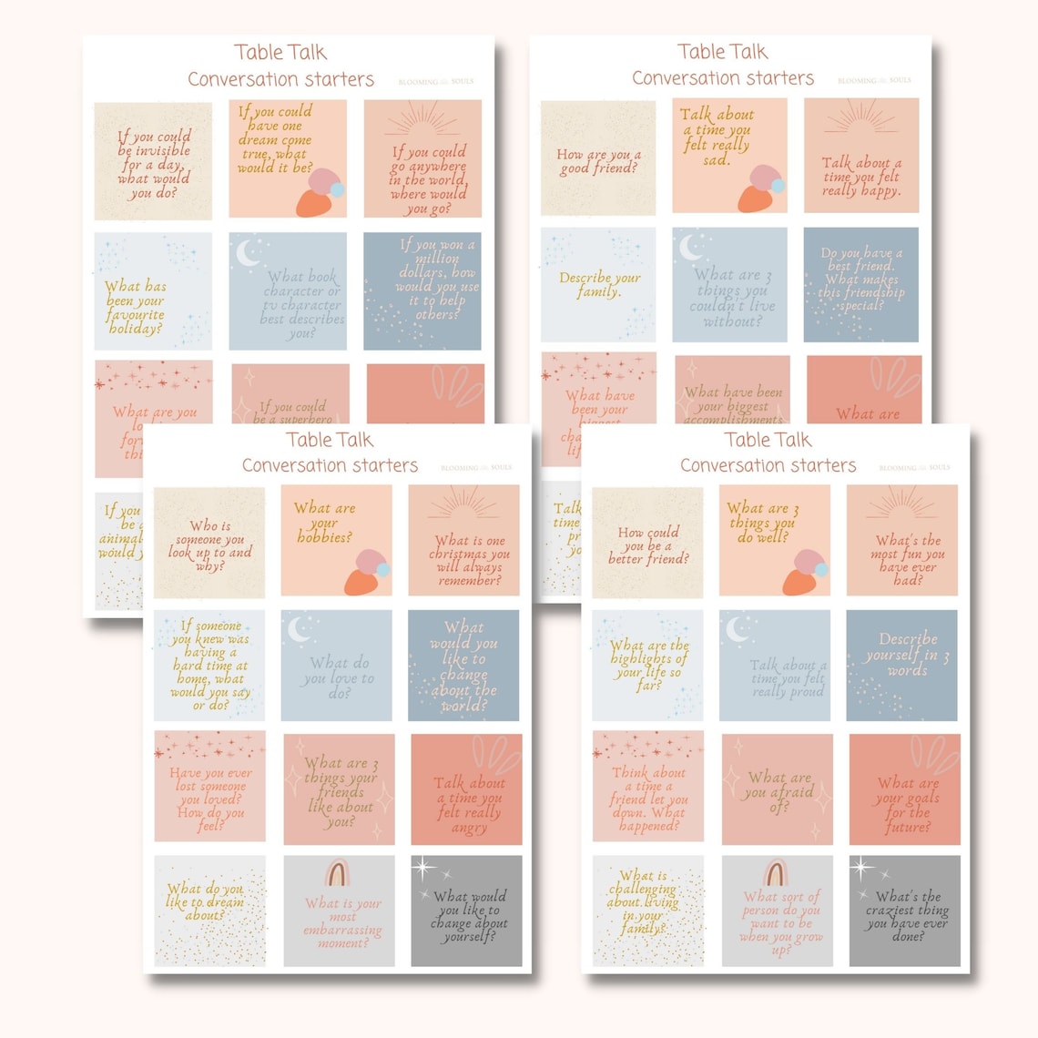 Table Talk Conversation Cards, Social Psychology, Therapist Resources ...