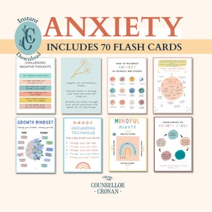 Anxiety Coping Skills Mega Bundle Therapy Worksheets Anxiety - Etsy ...