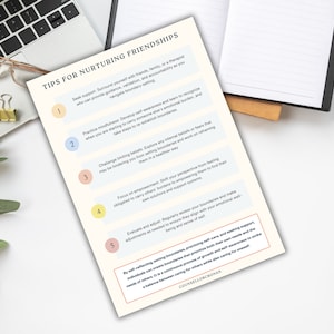 Friendship Coaching Workbook. Relationship Journal. Social Skills ...