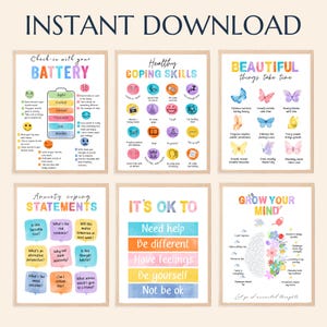 Watercolor Posters, Affirmations Poster, Self-love, Classroom Decor ...