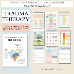 Therapy Mega Bundle Worksheets Counselling Tools - Etsy