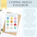 Coping Skills Toolbox, Play Therapy, Therapy Worksheets, Therapy ...