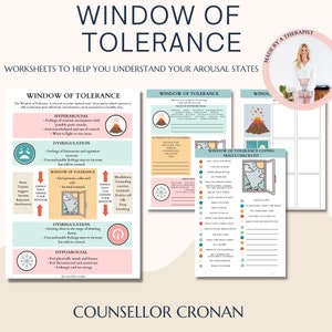 Anxiety Coping Skills Mega Bundle, Therapy Worksheets, Anxiety Cards ...