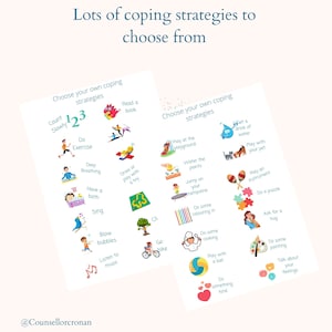 Emotional Regulation, Zone, Coping Skills for School Spinner, Social ...