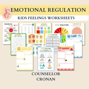 Self Regulation Mega Bundle Worksheets, Cards, Coping Skills Poster Kit ...