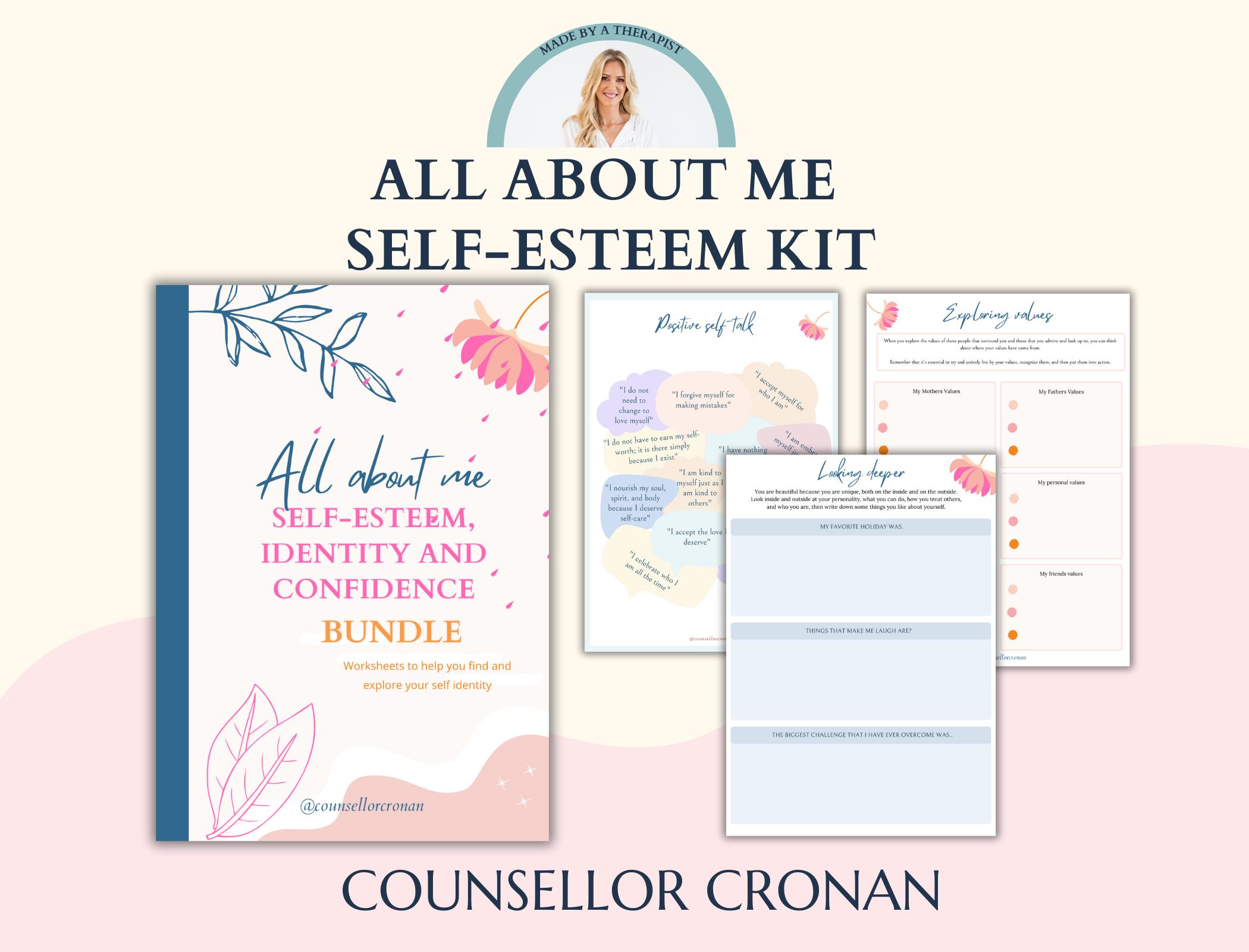 Teen Mental Health Mega Bundle, Therapy Worksheets, Healing Journey ...