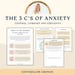 Anxiety Coping Skills Mega Bundle, Therapy Worksheets, Anxiety Cards ...