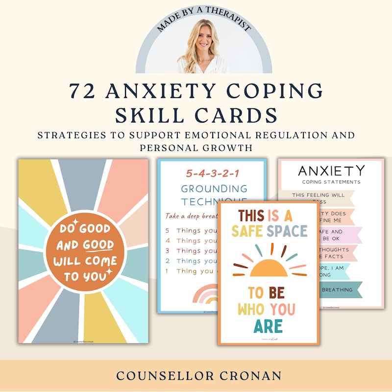 Teen Coping Skills Cards - Etsy