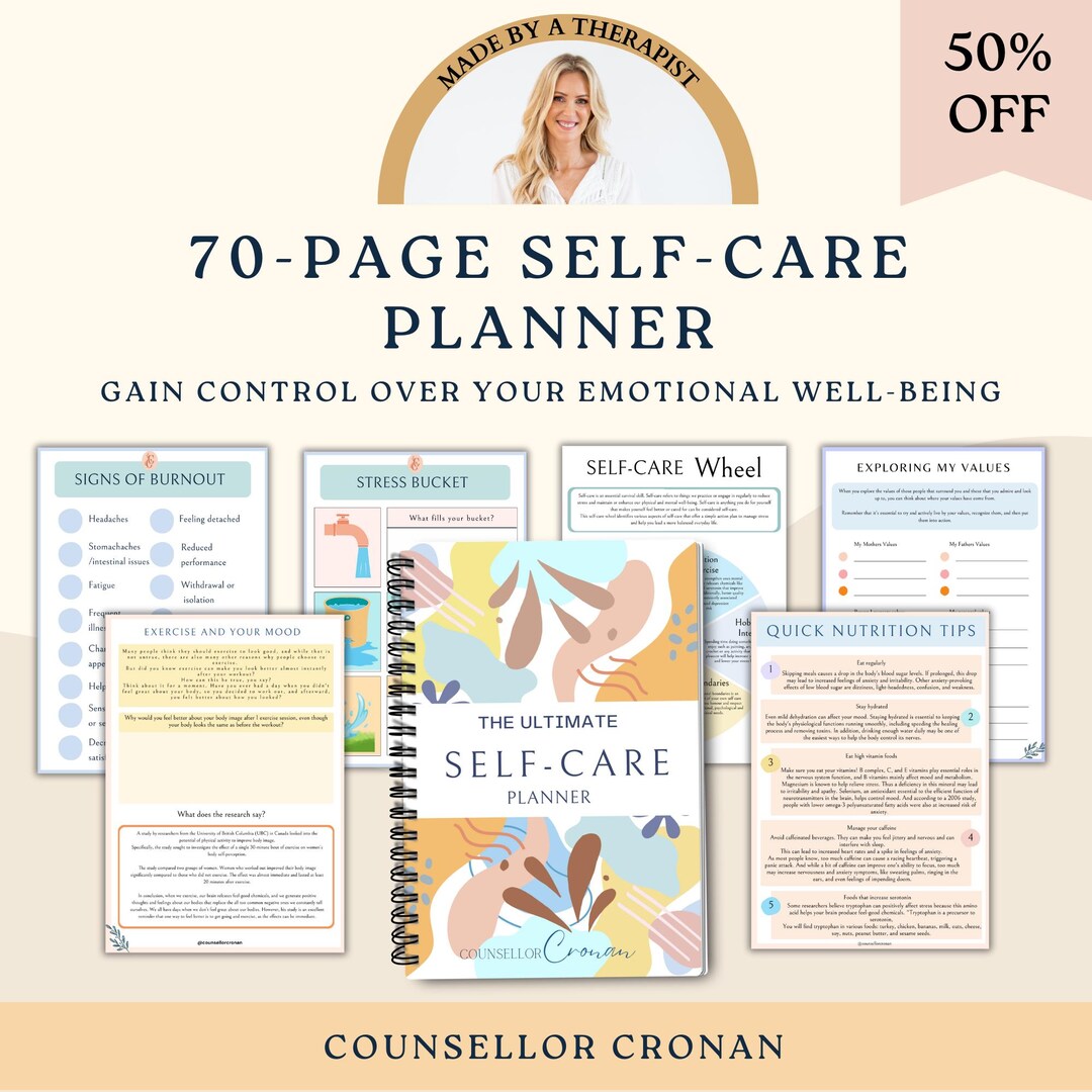 Self Care Journal, Self Care Workbook, Self Love, Burnout, Stress ...