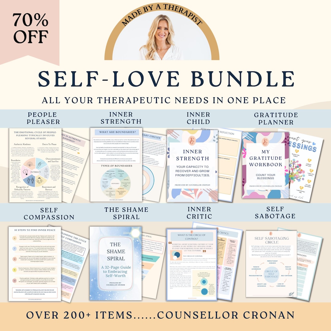 The Self-love Therapeutic Bundle, People Pleaser, Inner Strength, Inner ...