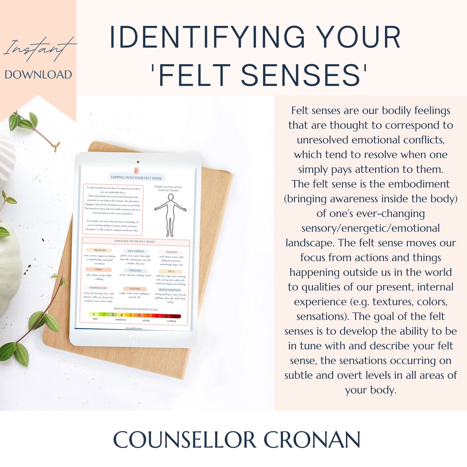 Felt Senses, Identifying Your Felt Senses, Somatic Therapy, Trauma ...