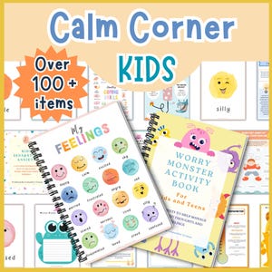 Kids Calm Corner Kit - Over 150 Items. Emotional Regulation, Feelings ...