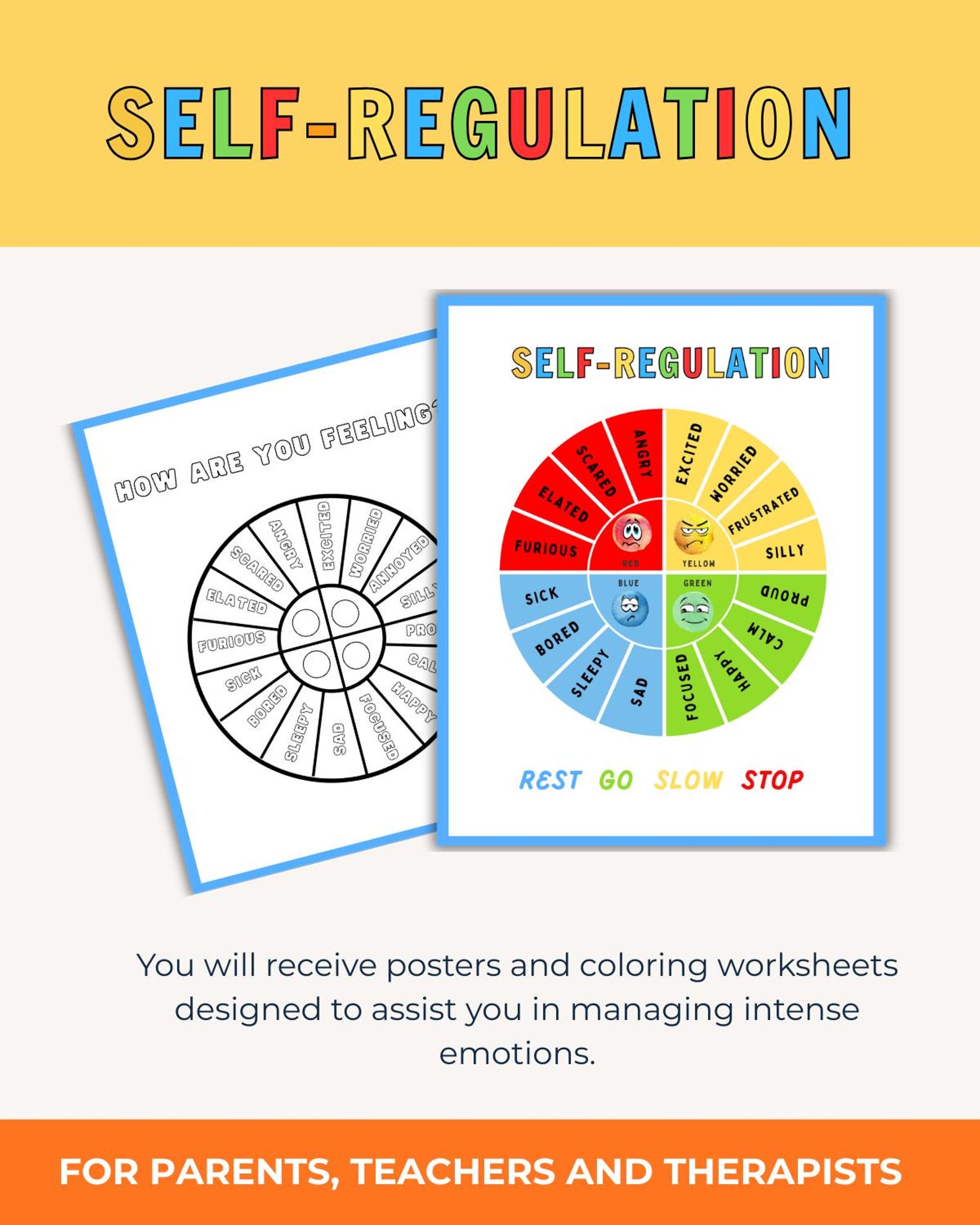 Self-regulation Child Feelings. Emotional Regulation, Coping Skills ...