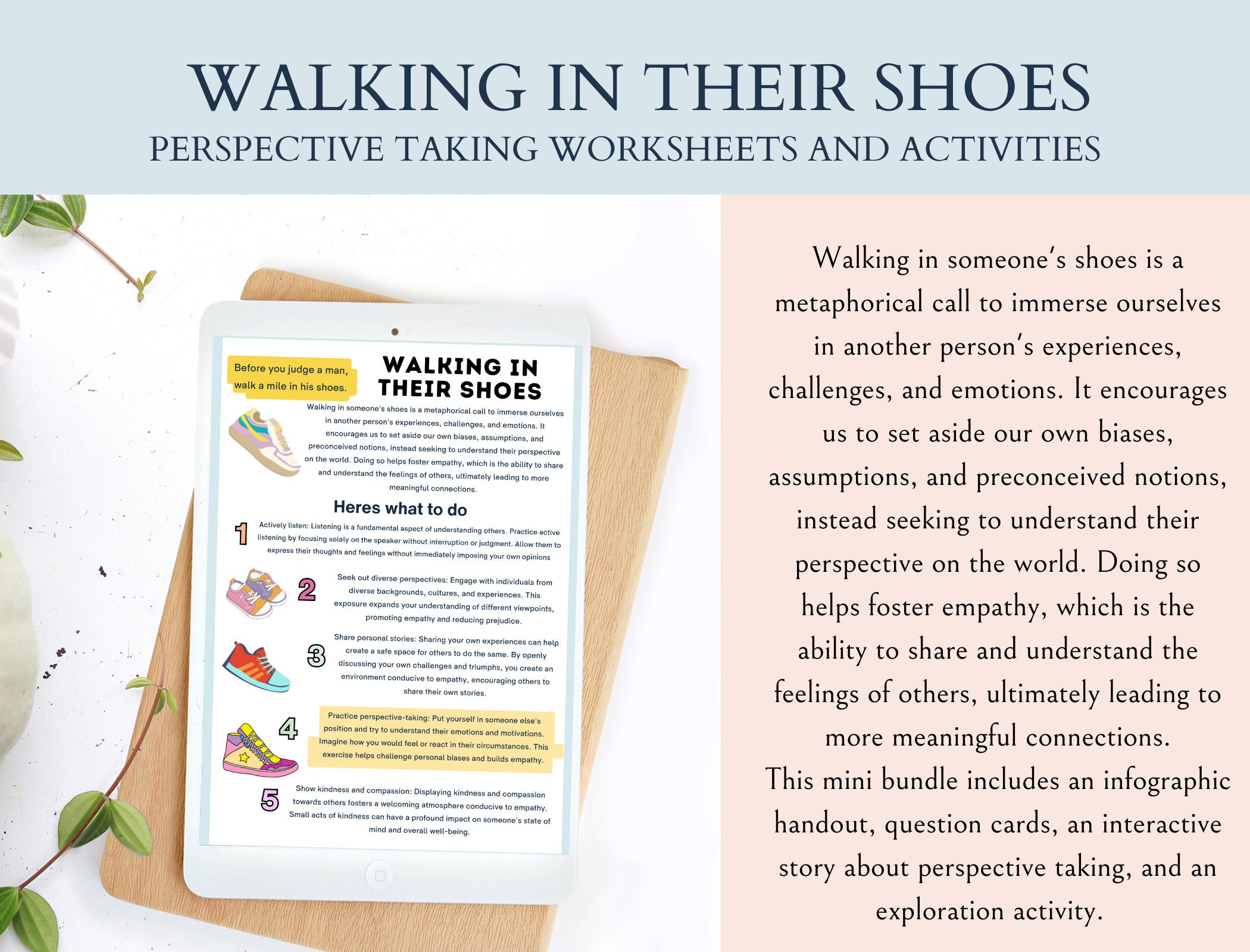 Walking in Their Shoes Perspective Taking, and Empathy-provoking ...