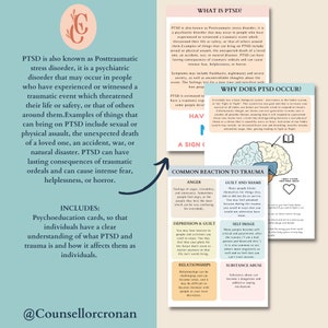 Trauma Therapy Cards PTSD Coping Skills Panic Attacks - Etsy Australia