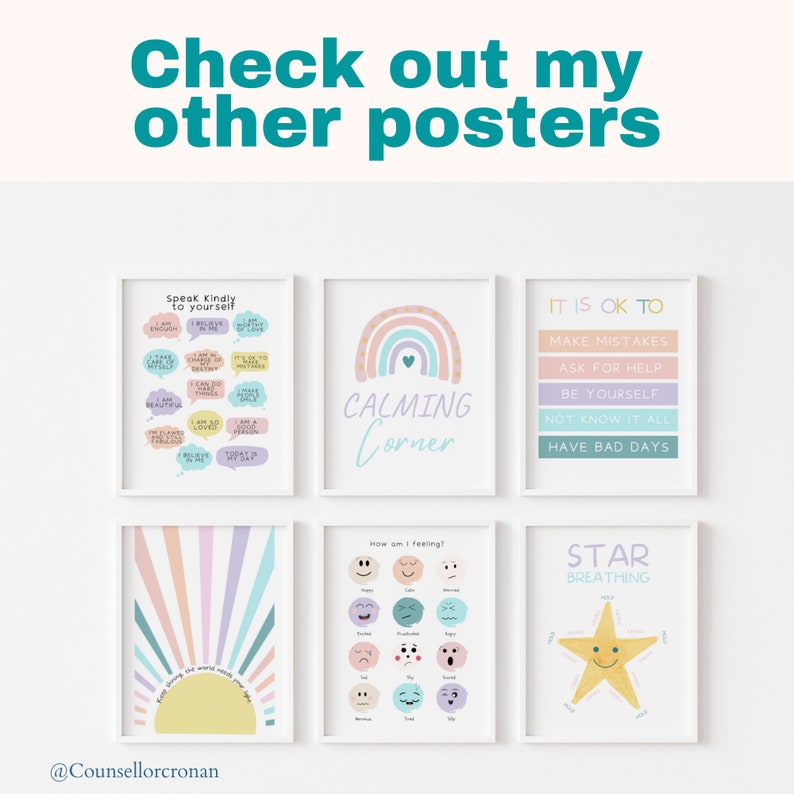 Coping Skills Tool Box Feelings Poster Calming Down Corner - Etsy