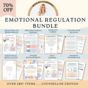 Emotional Regulation Therapeutic Bundle. Social Emotional Learning ...