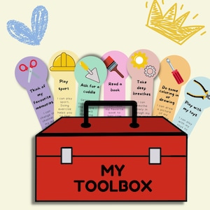Kids Anxiety Toolbox Bundle, Coping Skills,toddler Mindfulness ...