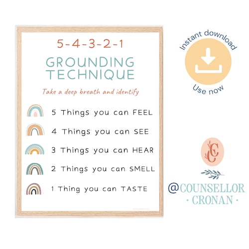 Calming Strategies Poster Calm Down Corner Emotions Chart - Etsy