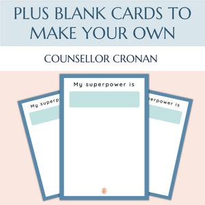 ADHD Superpower Strength Cards, Executive Functioning, ADHD Coping ...