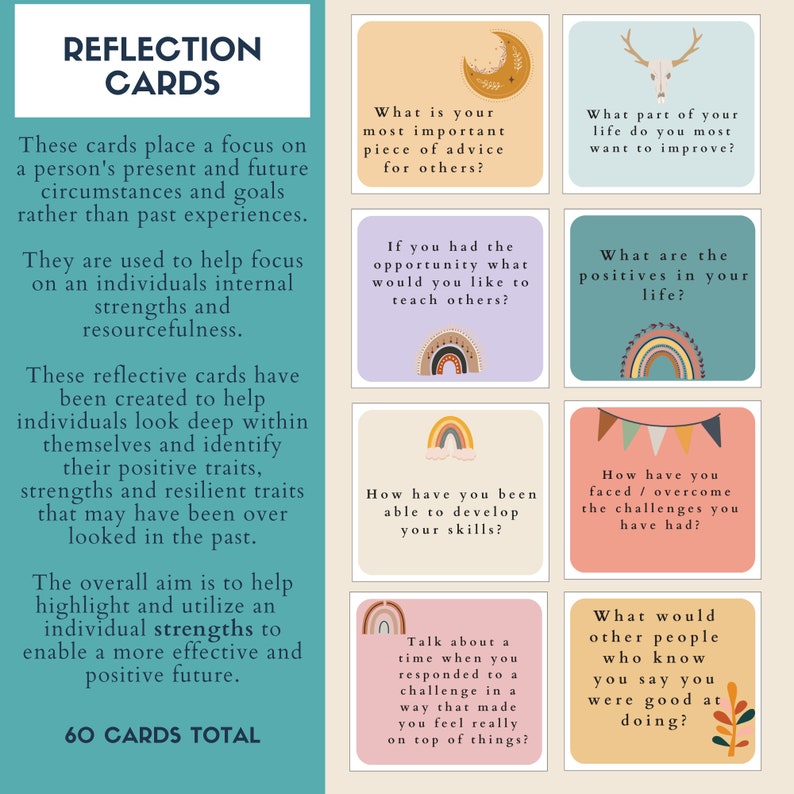 Solution Focus Therapy Question Card Strength Based - Etsy UK