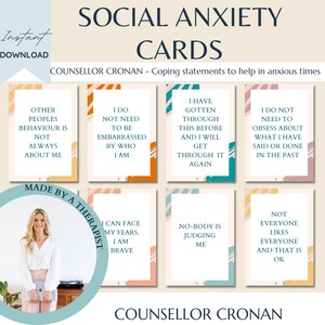 Flash Card Bundle 50% Off, Anxiety Coping Skill Cards, Guided ...