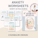 Anxiety Coping Skills Mega Bundle, Therapy Worksheets, Anxiety Cards ...
