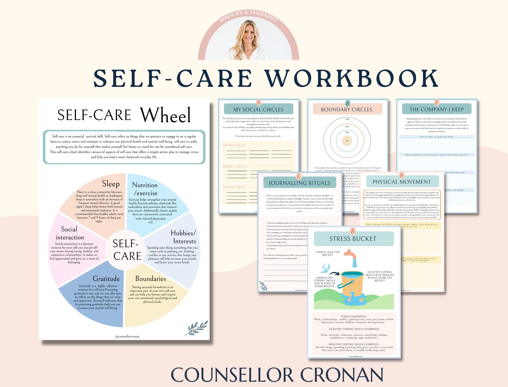 Acceptance Therapy Worksheet and Cards Bundle, Acceptance Commitment ...