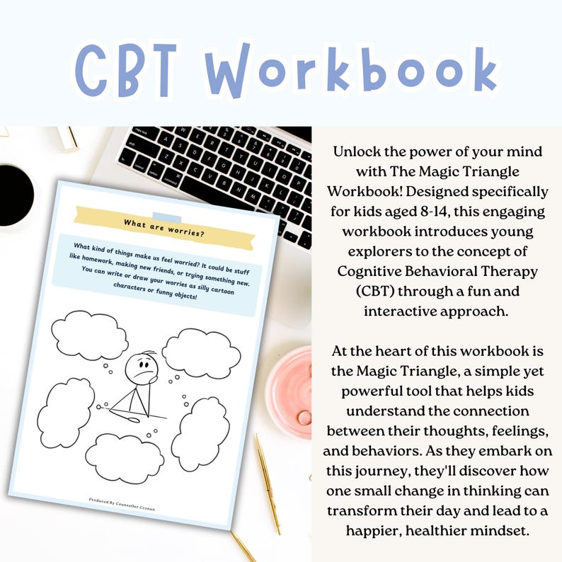 Thought Challenging Activity for Kids, Therapy Worksheets, Therapy Tool ...