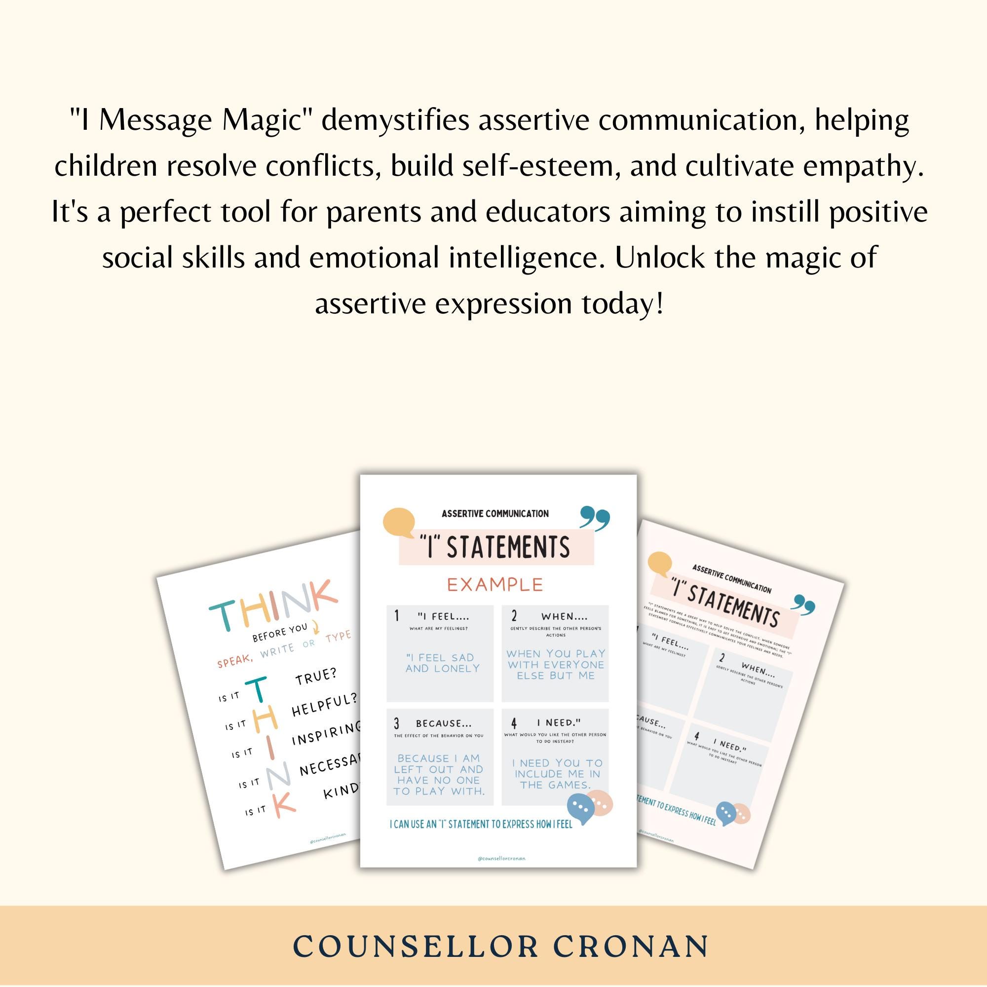 Assertive Communication Worksheets, Social Skills, Communication Styles ...