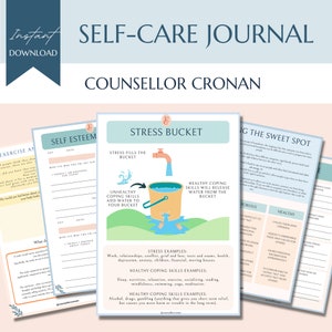 Self Care Journal, Self Care Workbook, Self Love, Burnout, Stress ...