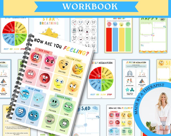 Zones of Regulation Flash Cards AND Display, Self Regulation Cards ...